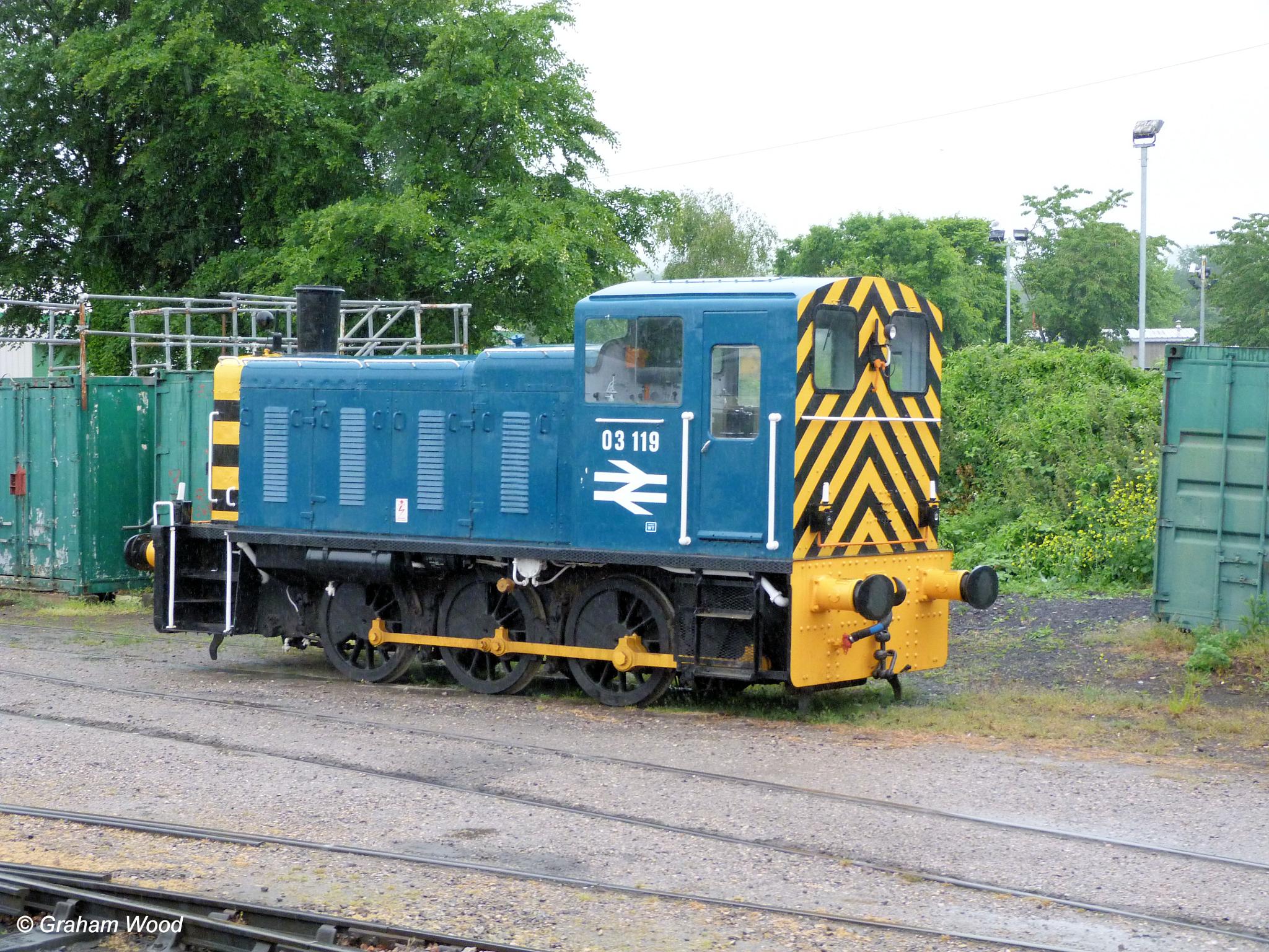 British Rail Class 03 03119 0-6-0 DM Shunter by Graham Wood Photo ...